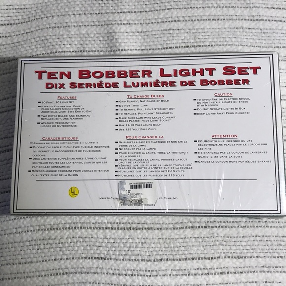 Accents | Nwt Bass Pro Shops Ten Bobber Light Set | Poshmark